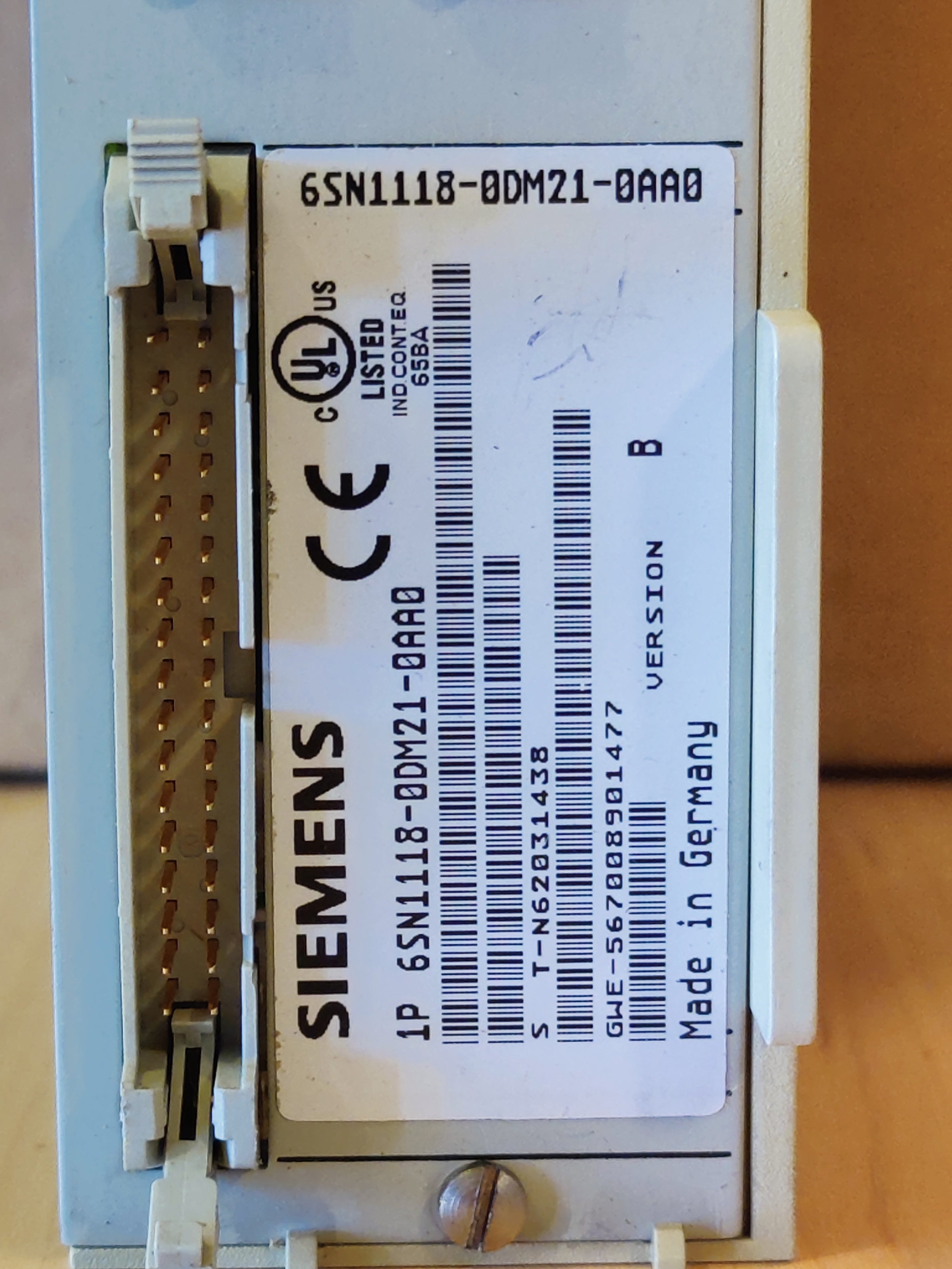 Simodrive 611D, Reg. kort, 2 akset, motormålesystem (6SN1118-0DM21-0AA ...